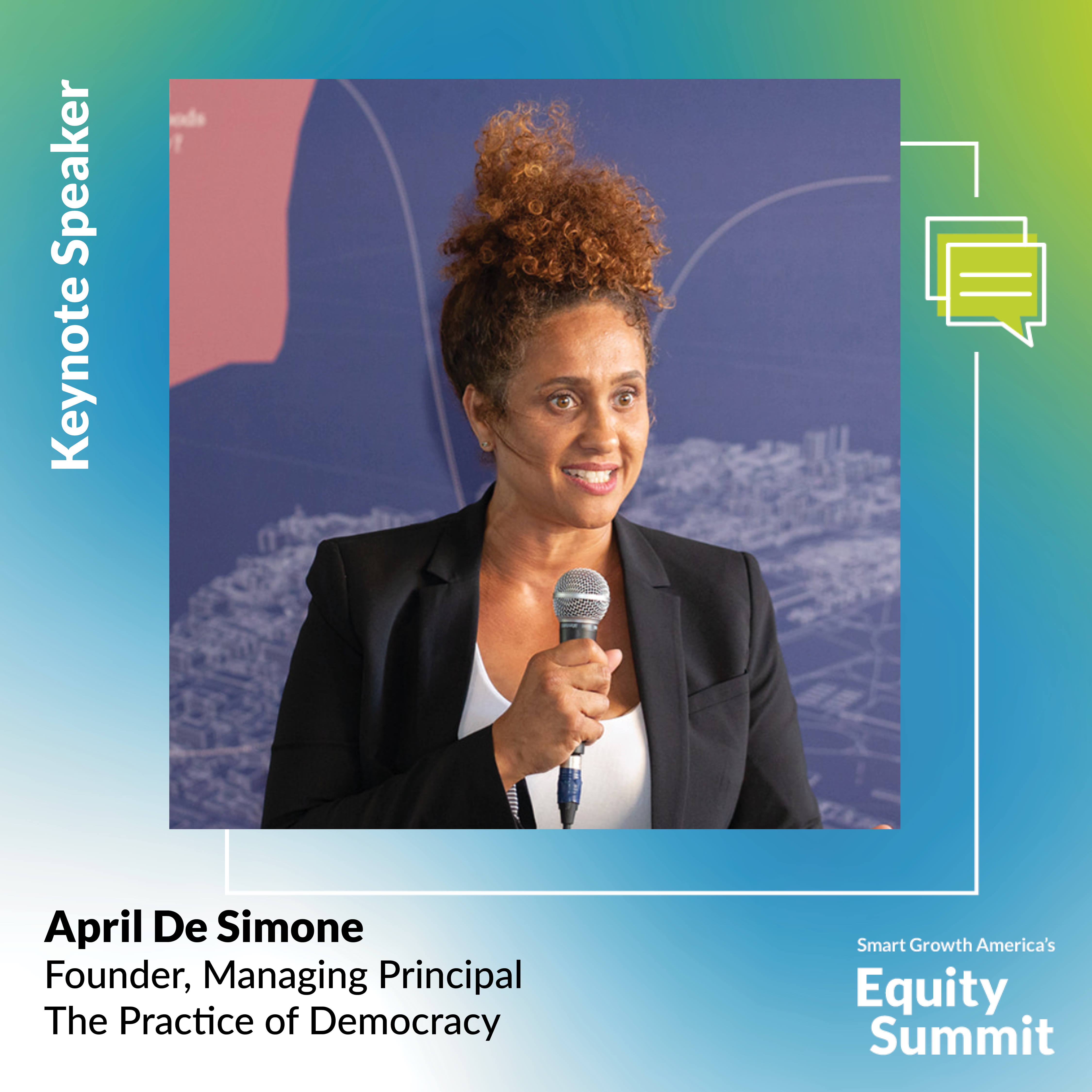 Equity Summit 2024 Keynote: April De Simone - Smart Growth America